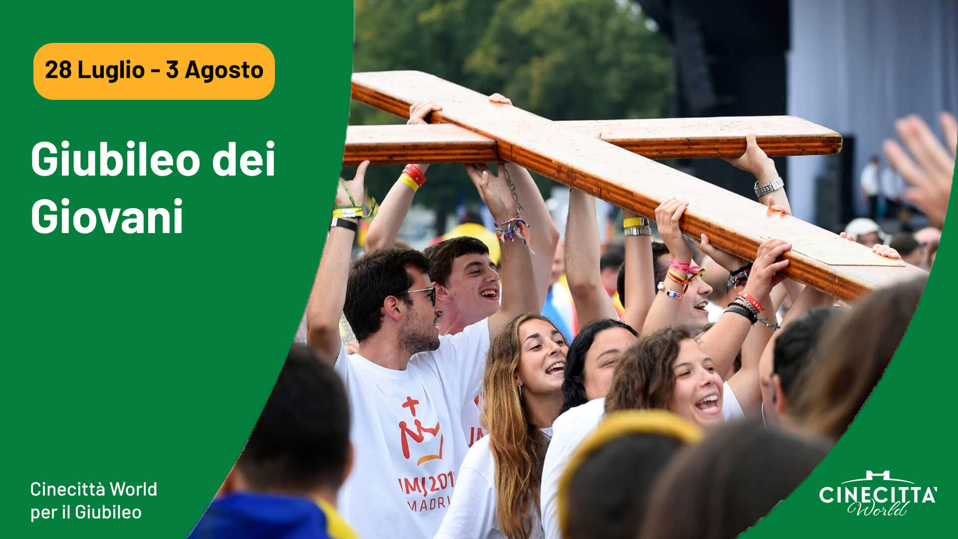 Giubileo 2025 - Cinecittà World per il Giubileo di Roma